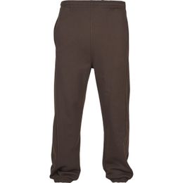 Jogginghose Urban Classics "Urban Classics Herren Sweatpants", Herren, Gr. S, US-Gr&ouml;&szlig;en, braun, 65% Baumwolle, 35% Polyester, unifarben, loose fit, Hosen Jogginghose