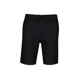 Bermudas Gant "Bermuda-Shorts REGULAR LINEN SHORTS 1er Pack", Herren, Gr. M, N-Gr, schwarz, Obermaterial: 100% Leinen LI., Hosen Bermudas