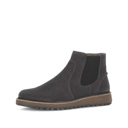 Chelseaboots Gabor "Chelsea Boot", Herren, Gr. 39, grau, Schuhe Chelseaboots