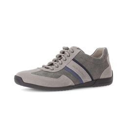 Sneaker Gabor "Sneaker low", Herren, Gr. 43, grau, Schuhe Sneaker