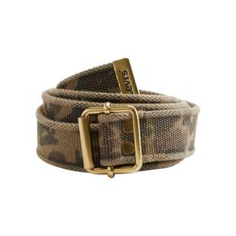 Levi's Stoffg&uuml;rtel LEVI'S, Damen, Gr. 95, phalarope camo print v2 demitasse, Canvas, Baumwolle, tarnfarben, G&uuml;rtel Stoffg&uuml;rtel, washed