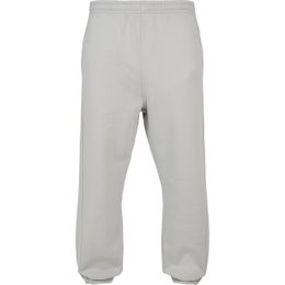 Jogginghose Urban Classics "Urban Classics Herren Sweatpants", Herren, Gr. XXL, US-Gr&ouml;&szlig;en, lightasphalt, 65% Baumwolle, 35% Polyester, unifarben, loose fit, Hosen Jogginghose