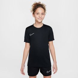 Trainingsshirt Nike "Nike Academy Big Kids' Dri-FIT Soccer Top", Jungen, Gr. M, schwarz, schwarz,, Obermaterial: 100% Polyester, Shirts, f&uuml;r Jugendliche, sportlicher Stil, atmungsaktiv, schnell trocknend