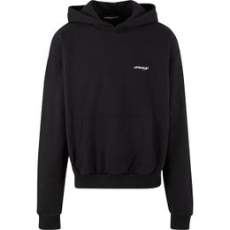 Kapuzensweatshirt "Upscale by Mister Tee Upscale Core EMB Oversize Hoody", Herren, Gr. L, schwarz, 100% Baumwolle, UPSCALE BY MISTER TEE, bedruckt, Sweatshirts