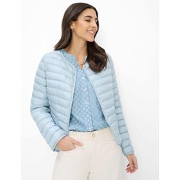 Steppjacke Brax "Style SALZBURG", Damen, Gr. 34, dunkelblau, Web, 100% Polyamid, Rundhals, Jacken Steppjacke