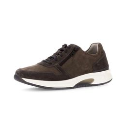 Sneaker Gabor "Sneaker low", Herren, Gr. 41, braun, Schuhe Sneaker