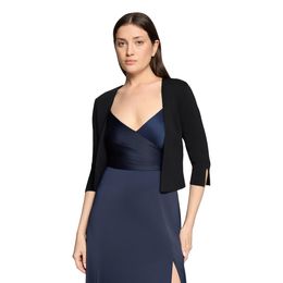 Strickjacke Vera Mont "Damen langarm", Damen, Gr. S, schwarz, Strick, Obermaterial: 62% Viskose, 34% Polyamid, 4% Elasthan, figurumspielend normal, Strickjacken Strickjacke, &Auml;rmelschlitz
