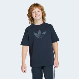 T-Shirt adidas originals "GFX TR LO TEE", M&auml;dchen, Gr. 140, schwarz, schwarz, Obermaterial: 100% Baumwolle, Rundhals, Shirts T-Shirt, f&uuml;r Kinder, Kurzarmdesign, sportlicher Stil, Rundhalsausschnitt