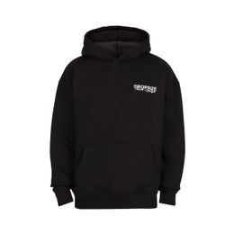Kapuzensweatshirt DROPSIZE "Dropsize HEAVY OVERSIZE HUSTLE LIFESTYLE HOODIE", Herren, Gr. L, schwarz, 70% Baumwolle, 30% Polyester, bedruckt, Sweatshirts