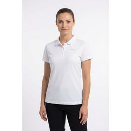 Poloshirt Icepeak "BAYARD", Damen, Gr. L, wei&szlig; (optic wei&szlig;), Obermaterial: 100% Polyester, Shirts, sportlicher Stil, aus Polyester, schnelltrocknend, pflegeleicht