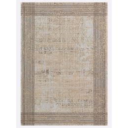 Teppich HEINE HOME Gr. 1, grau, B:60cm H:5mm L:90cm, Kunstfaser, Polyester, Teppiche, Teppich