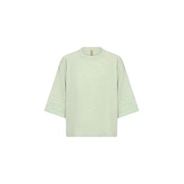 Strickpullover soyaconcept "Soya Concept Sweater SC-ORLEAN 1", Damen, Gr. L, 97100 bok choy meliert, Obermaterial: 74% Polyacryl, 24% Polyester, 2% Elasthan, Pullover Strickpullover
