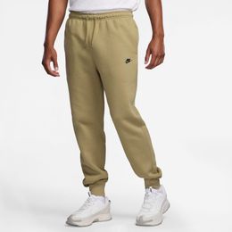 Sporthose Nike Sportswear "Nike Club Men's Joggers", Herren, Gr. M, N-Gr, parachute, Hosen Sporthose, aus angerautem Fleece, elastischer Bund mit Kordelzug