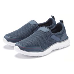 Sneaker AUTHENTIC LE JOGGER "Slipper, Halbschuhe, Freizeitschuhe, Turnschuh", Herren, Gr. 40, blau (marine), Obermaterial: 100% Textilmaterial. Decksohle: 100% Textilmaterial. Futter: 100% Textilmaterial. Laufsohle: 100% Synthetik, unifarben, Basic, Schuhe Sneaker, zum Reinschl&uuml;pfen Unisex VEGAN