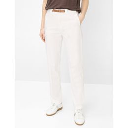 5-Pocket-Hose Brax "Style MADISON", Damen, Gr. 38K (19), Kurzgr&ouml;&szlig;en, wei&szlig;, Web, 78% Baumwolle, 19% Lyocell, 3% Elasthan, Hosen 5-Pocket-Hose