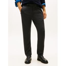 Stoffhose Tommy Hilfiger "HARLEM TWO TONE", Herren, Gr. 36, L&auml;nge 32, hydrogen grau, Web, Obermaterial: 100% Baumwolle, Hosen Stoffhose, Pique, tapered fit