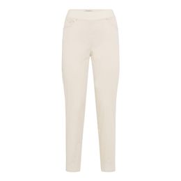 Caprihose RAPHAELA BY Brax "Style PAMINA 6/8", Damen, Gr. 50K25, Kurzgr&ouml;&szlig;en, beige, Web, 96% Baumwolle, 4% Elasthan, Hosen Caprihose