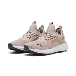 Laufschuh Puma "Softride Enzo 5 Metallic Laufschuhe Damen", Damen, Gr. 35,5, rose latte chocolate braun gold beige metallic, Obermaterial: Textil, Synthetik; Futter: Textil; Innensohle: Textil; Laufsohle: Gummi, Schuhe Laufschuh