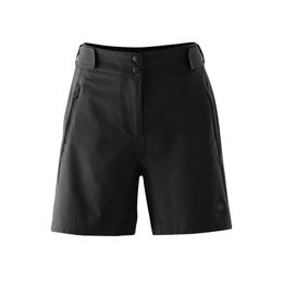 Fahrradhose Gonso "Adventure Super Shorts W", Damen, Gr. 36, Normalgr&ouml;&szlig;en, schwarz, 86% Polyester, 14% Elasthan, Hosen Fahrradhose, Damen Bike-Shorts, Innenhose mit Sitzpolster, Radhose mit Komfortbund
