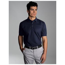 Poloshirt TRIGEMA "TRIGEMA Business-Poloshirt", Herren, Gr. L, blau (navy), Piqu&eacute;, 100% Baumwolle, Basic, lang, ohne Ausschnitt, Shirts