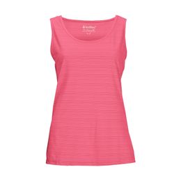 Funktionstop Killtec "KOS 41 WMN TP", Damen, Gr. 40, himbeere, Obermaterial: 93% Polyester, 7% Elasthan, Tops, Schnelltrocknendes Funktionstop, dezent gestreift
