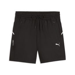Shorts Puma "PumaTECH Relaxed Shorts Herren", Damen, Gr. L, Normalgr&ouml;&szlig;en, schwarz, Obermaterial: 100% Polyester. Tasche &ndash; Oben: 100% Polyester. Tasche &ndash; Unten: 100% Polyester, unifarben, relaxed fit, Hosen Shorts