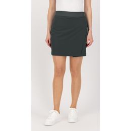 2-in-1-Shorts DEPROC Active "GRANBY V SKORT & Short Rock", Damen, Gr. 50 (XL), Normalgr&ouml;&szlig;en, schwarz, 92% Polyester; 8% Elasthan, Hosen, auch in Gro&szlig;en Gr&ouml;&szlig;en erh&auml;ltlich