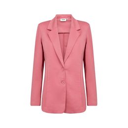 Blusenblazer WASABI CONCEPT "Wasabi Concept Blazer WA-SINA 1", Damen, Gr. 50-52, 4390 rapture rose, Obermaterial: 73% Polyester, 24% Viskose, 3% Elasthan, Blazer Blusenblazer
