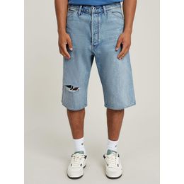 G-Star Raw Shorts G-STAR "Bam Logger Shorts", Herren, Gr. 30, vintage ripped mine dust, Obermaterial: 30% Baumwolle, 20% Baumwolle, Hosen Shorts