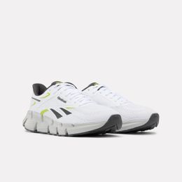 Laufschuh Reebok "ZIG DYNAMICA 6", Herren, Gr. 44,5, wei&szlig;, grau, Synthetik, Textil, Schuhe Laufschuh