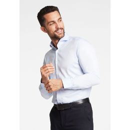Businesshemd LINDBERGH "Business-Hemd Slim Fit", Herren, Gr. S, Normalgr&ouml;&szlig;en, blau (light blau), Obermaterial: 100% Baumwolle, Hemden