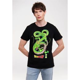 T-Shirt logoshirt "Dragonball Z - Shenlong", Herren, Gr. L, schwarz, 100% Baumwolle, bedruckt, normal, Rundhals, Shirts T-Shirt, mit lizenziertem Print
