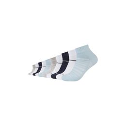 Camano Herren Sportsocken "Kurzsocken Mesh Ventilation 10er Pack", Gr. 39angel falls, 73% Baumwolle, 25% Polyamid, 2% Elasthan, uni, Socken