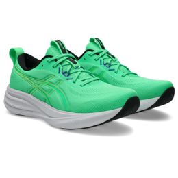 Laufschuh asics "GEL-PULSE 17", Herren, Gr. 46,5, vital gr&uuml;n, illuminate gr&uuml;n, Synthetik, Schuhe Laufschuh, mit GEL-Technologie im R&uuml;ckfu&szlig;, mit FF BLAST D&auml;mpfung