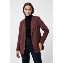V&eacute;ro Moda Longblazer VERO MODA "VMZELDA LS LOOSE BLAZER NOOS", Damen, Gr. 36, andorra, Web, Obermaterial: 78% Polyester, 18% Viskose, 4% Elasthan, unifarben, loose fit Po-bedeckend, tiefer V-Ausschnitt, Blazer Longblazer, l&auml;ssige Form, 1-Knopf Verschluss