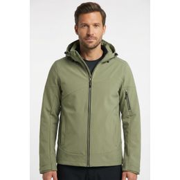 Icepeak Herren Softshelljacke "BARMSTEDT"light gr&uuml;n, Gr. 50, Obermaterial: 100% Polyester, Jacken
