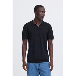 Poloshirt Blend "BHBray Polo", Herren, Gr. XL, schwarz beauty, Feinstrick, 100% Baumwolle, unifarben, Basic, normal normal, V-Ausschnitt, Rippb&uuml;ndchen, Shirts, Modisches Strick Polo Shirt