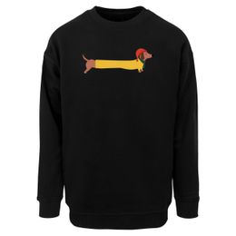 Sweater Merchcode "Merchcode Christmas Dog Crewneck", Herren, Gr. S, schwarz, 65% Baumwolle, 35% Polyester, bedruckt, Sweatshirts Sweater