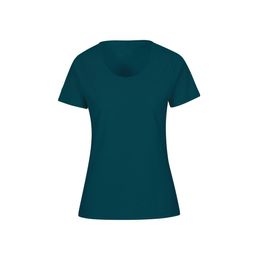 TRIGEMA Damen T-Shirt "TRIGEMA Damen T Shirt aus Biobaumwolle"saphir, Basic, Gr. S, 100% Baumwolle (Bio-Baumwolle kbA), Shirts