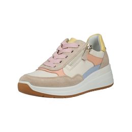Sneaker Ara "Ara Sneaker Glattleder", Damen, Gr. 39, mehrfarbig, Glattleder, Schuhe Sneaker