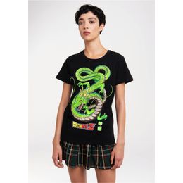 T-Shirt logoshirt "Dragonball Z - Shenlong", Damen, Gr. 4XL, schwarz, 100% Baumwolle, bedruckt, normal, Rundhals, Shirts T-Shirt, mit lizenziertem Print