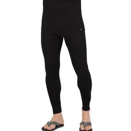 Lange Unterhose TRIGEMA "TRIGEMA Lange Ski/Sport Funktionshose aus Merinowolle", Herren, Gr. S, 1 Stk., schwarz, 80% Wolle (Merinowolle), 20% Polyamid, Unterhosen Lange Unterhose