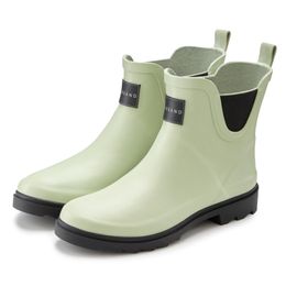 Gummistiefelette ELBSAND "Boots, Gummistiefel, Schlupfstiefel", Damen, Gr. 35, mintgr&uuml;n, Obermaterial: 100% Synthetik. Decksohle: 100% Textilmaterial. Futter: 100% Textilmaterial. Laufsohle: 100% Synthetik, unifarben, Schuhe, aus wasserdichtem Material