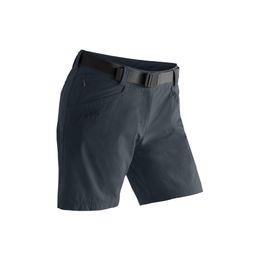 Funktionsshorts Maier Sports "Lulaka Shorts", Damen, Gr. 48, Normalgr&ouml;&szlig;en, graphit, 90% Polyamid, 10% Elasthan, Hosen, Damen Shorts, kurze Wanderhose, Outdoorhose mit 4 Taschen, Regular Fit