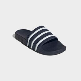 Badesandale adidas originals "ADILETTE OG CF BADESCHLAPPEN", Herren, Gr. 48,5, collegiate navy, ftwr wei&szlig;, collegiate navy, Synthetik, Schuhe, Badelatschen