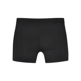 Badeshorts Urban Classics "Urban Classics Herren Basic Swim Trunk", Herren, Gr. S, US-Gr&ouml;&szlig;en, schwarz, 82% Polyamid, 18% Elasthan, Badehosen Badeshorts