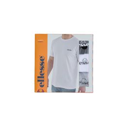 T-Shirt Ellesse "AZZINI TEE (3 PACK)", Herren, Gr. XL, multi, Single Jersey, Obermaterial: 100% Baumwolle, Rundhals, Shirts T-Shirt