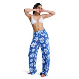 Relaxhose Roxy "Along The Sunset", Damen, Gr. S, dutch blau flower soul, Obermaterial: 100% Viskose;, Hosen Relaxhose