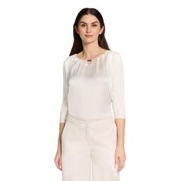 Bolerojacke Vera Mont "Damen figurbetont", Damen, Gr. 44, wei&szlig; (rohwei&szlig;), Jersey, Obermaterial: 92% Viskose, 8% Elasthan. Besatz: 100% Polyester, festlich, figurbetont, Jacken