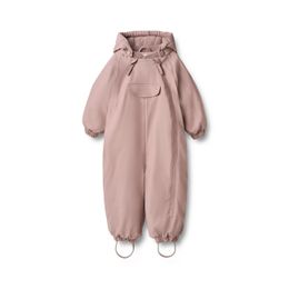 Jumpsuit Wheat "Wheat Wintersuit Evig", M&auml;dchen, Gr. 74, dusty lavender, 100% Polyester (Recycelt), unifarben, normal, Overalls Jumpsuit